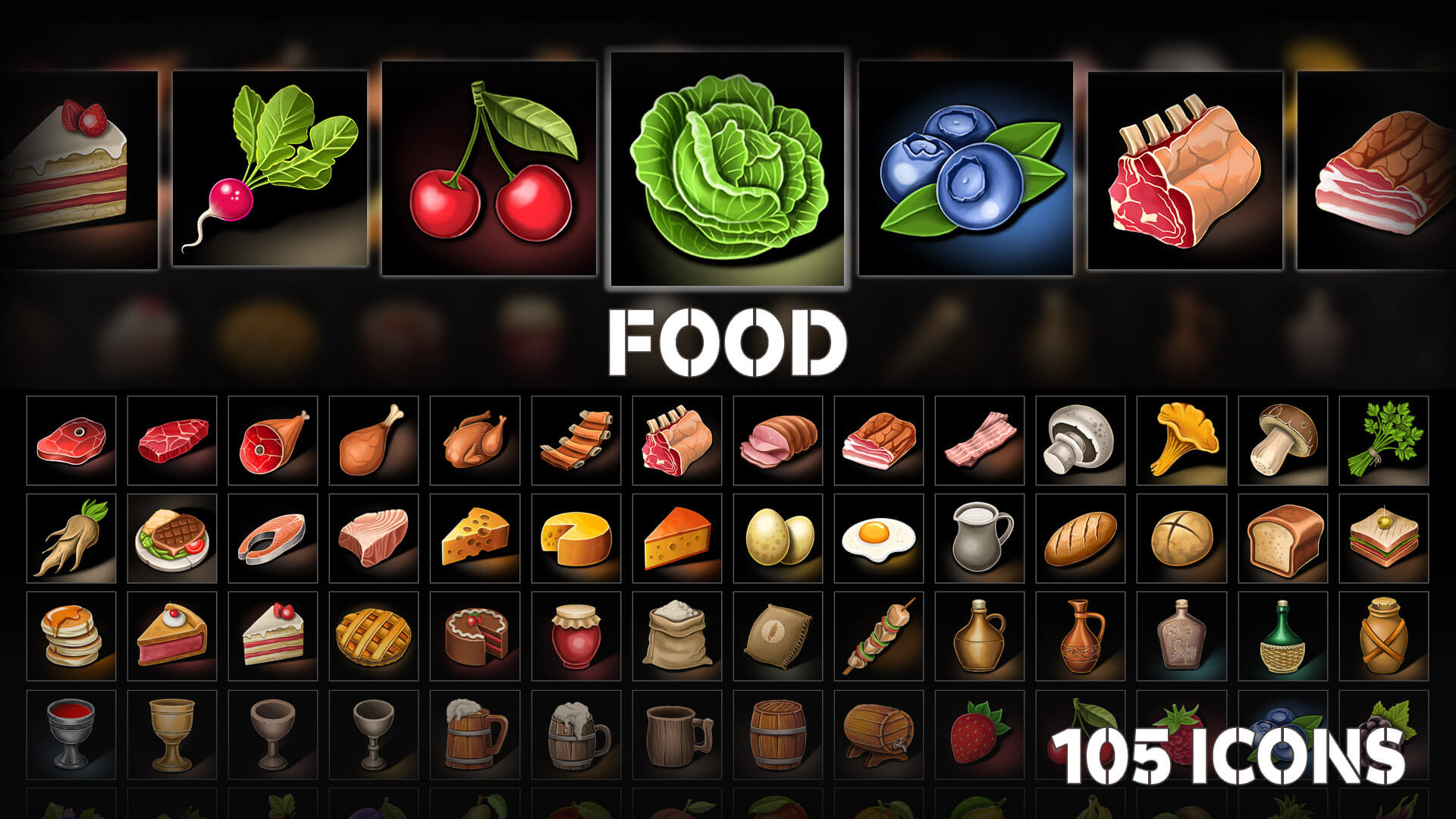 Atavism Platform - Food - Icons