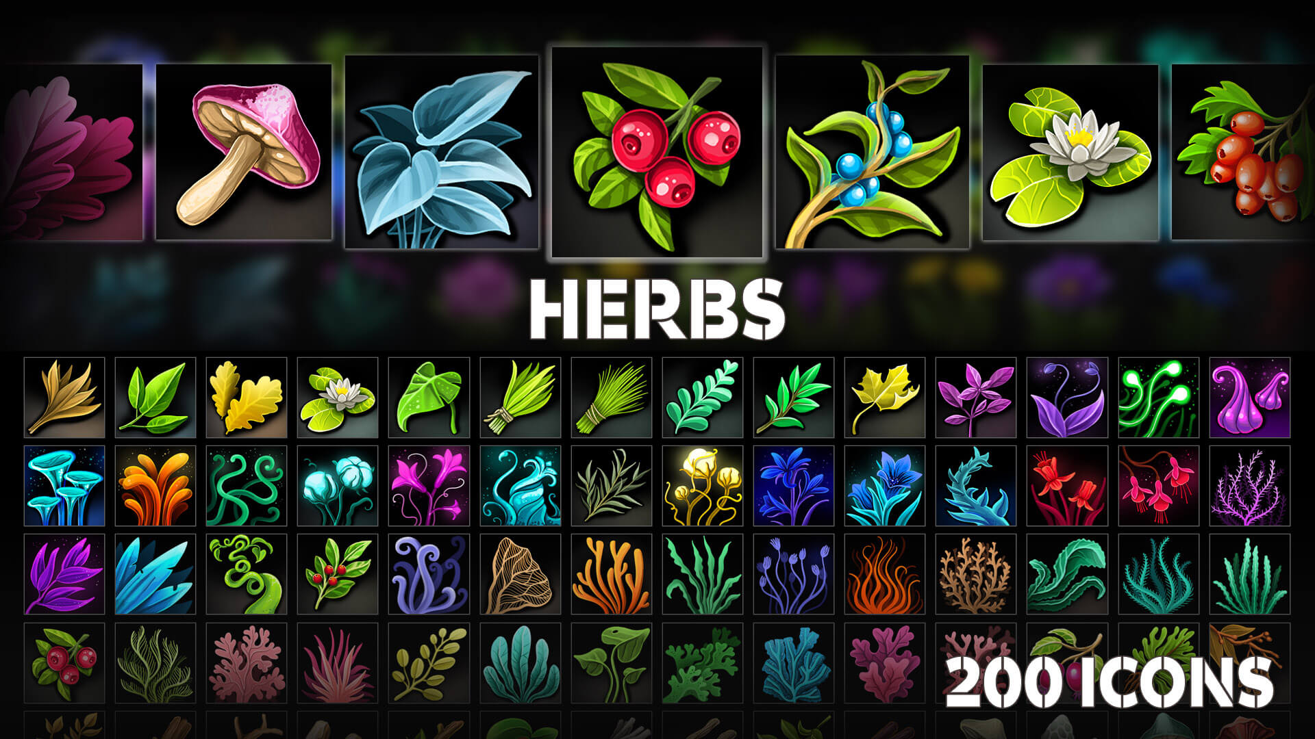 Atavism Platform - Herbs - Icons